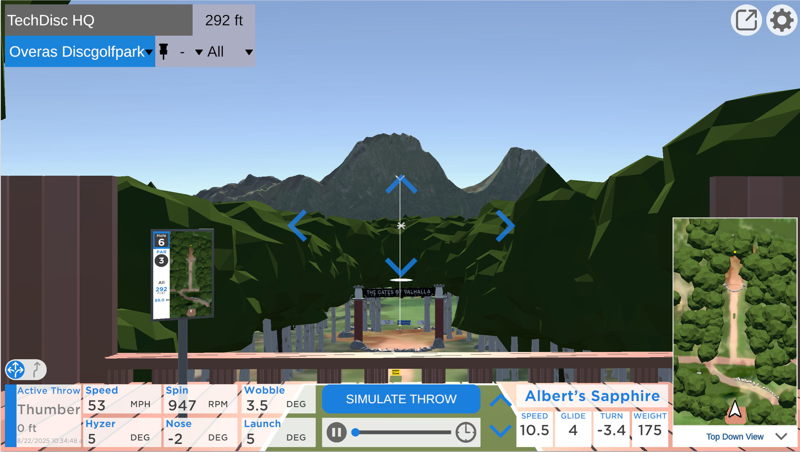 Virtual Disc Golf – TechDisc