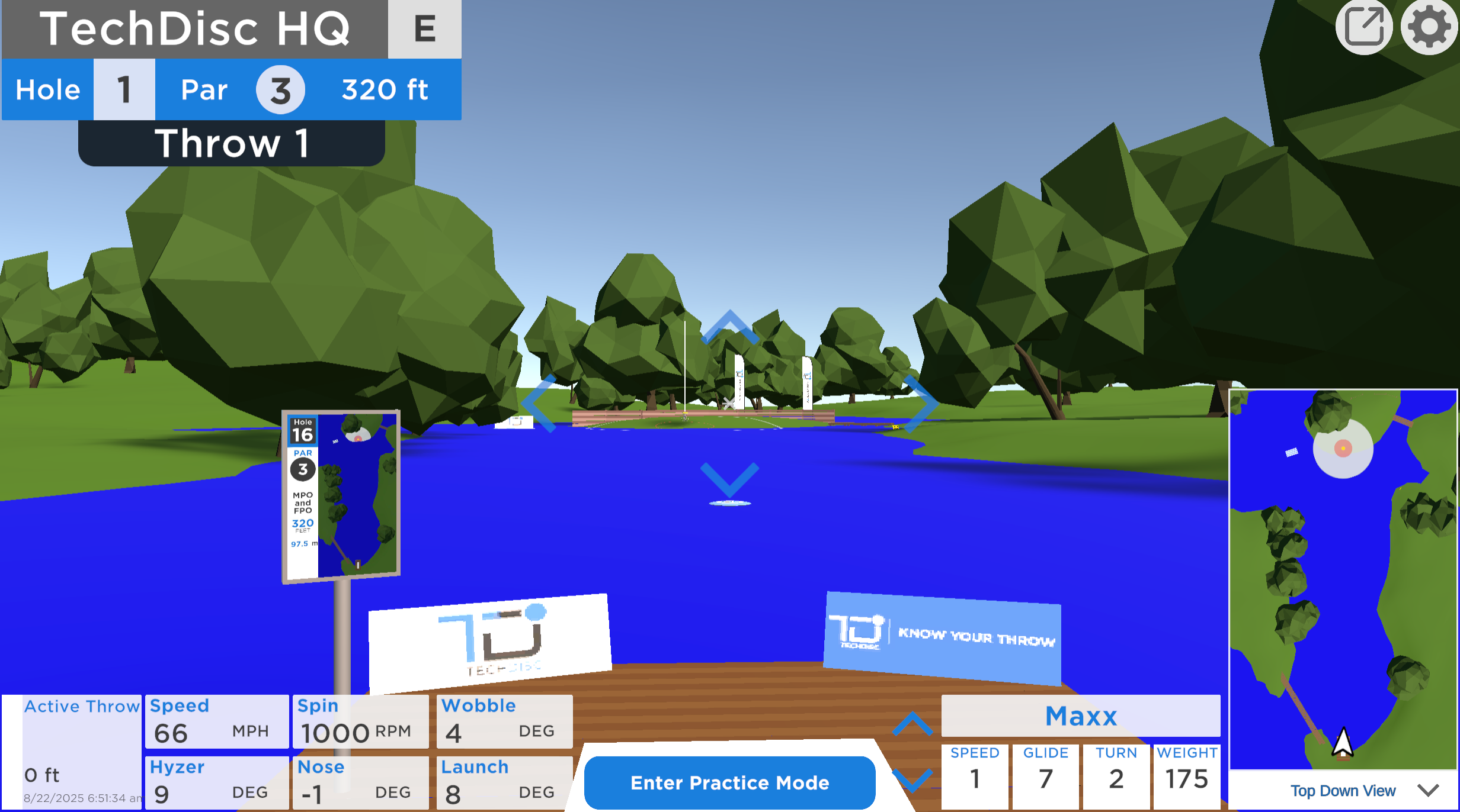 Virtual Disc Golf – TechDisc